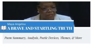 Analysis of A Brave and Startling Truth by Maya Angelou - Poemotopia