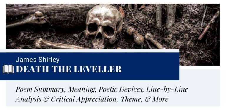 Analysis of Death the Leveller by James Shirley - Poemotopia